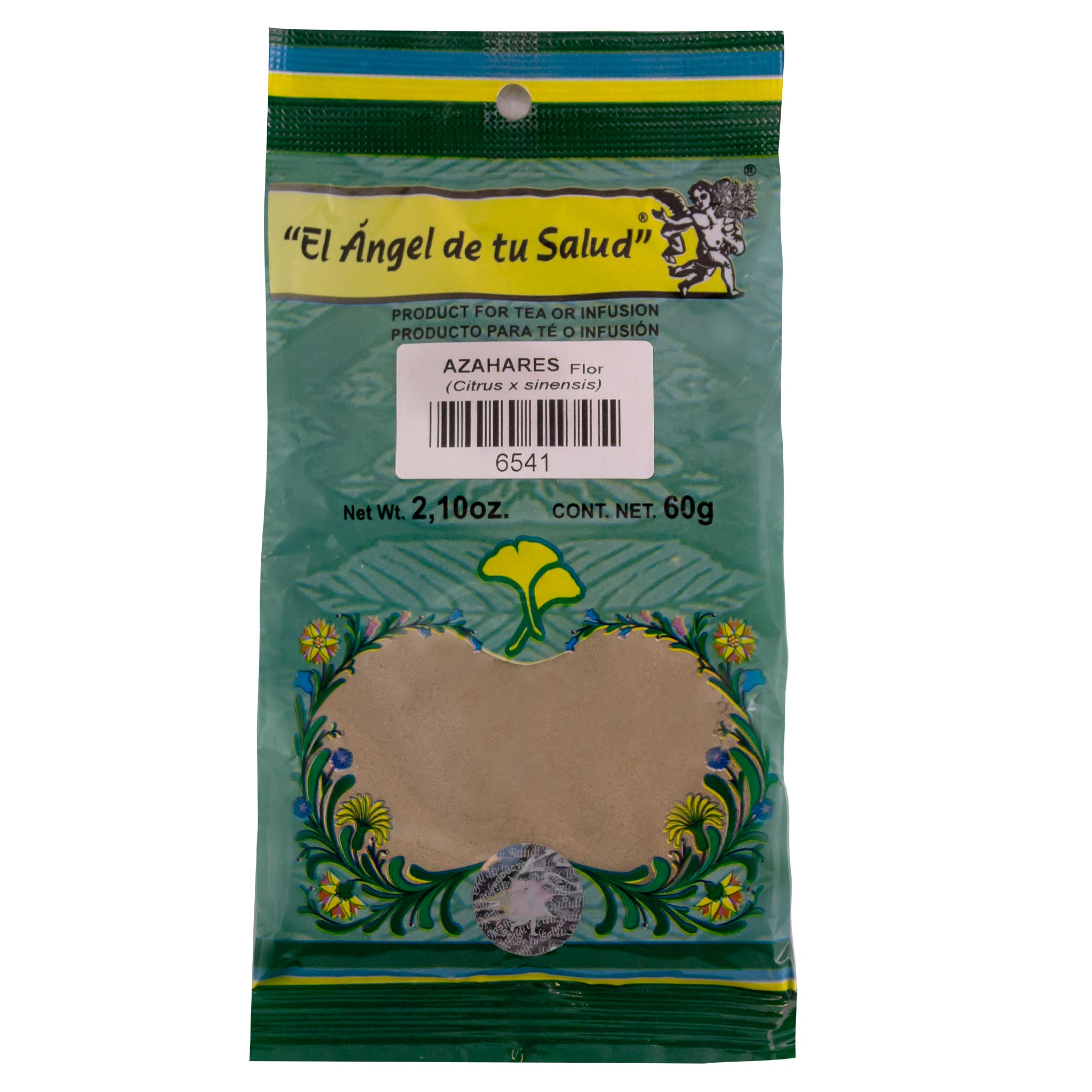 AZAHARES flor ™ Polvo bolsa verde 60g – Herbolaria y Nutrición